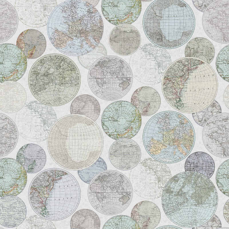 Artistic Map Wallpaper | Atlas Wall Mural | World Map – Jass London